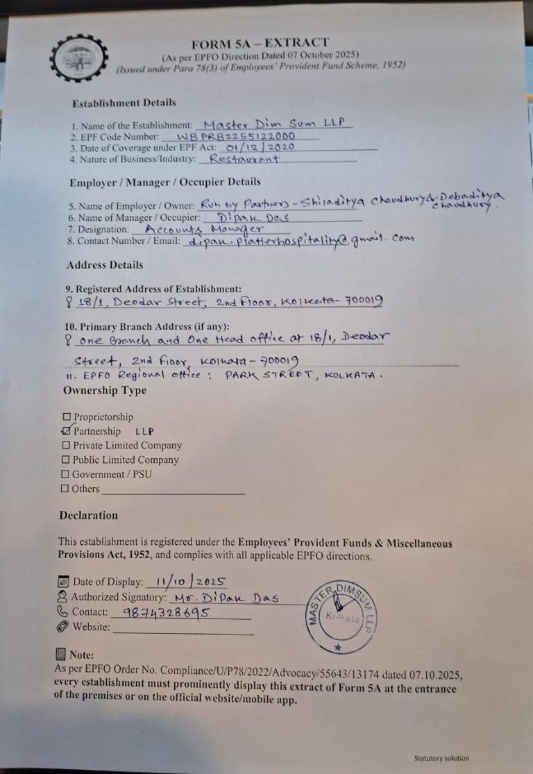 Form 5A-Extract - Chapter2
